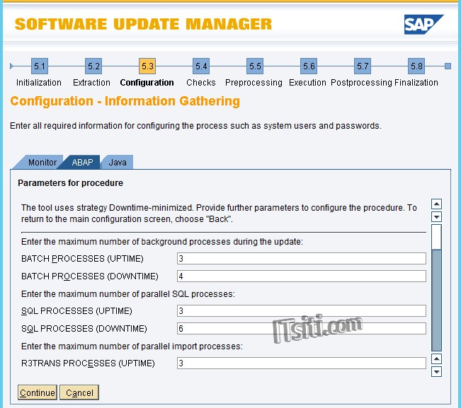 Steps to Upgrade SAP Support Package Stack using SUM